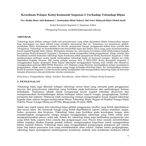 Tahap_Kesedaran_Teknologi_Hijau_Dalam_Kalangan_Pelajar_KKS2_MPCC (2 ...