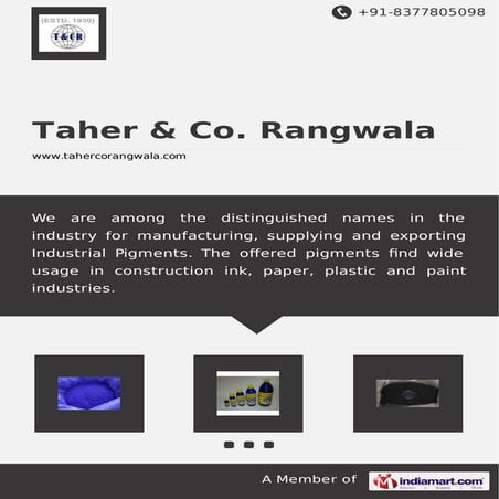 Taher co-rangwala | PDF | Manufacturing Industry | Industries