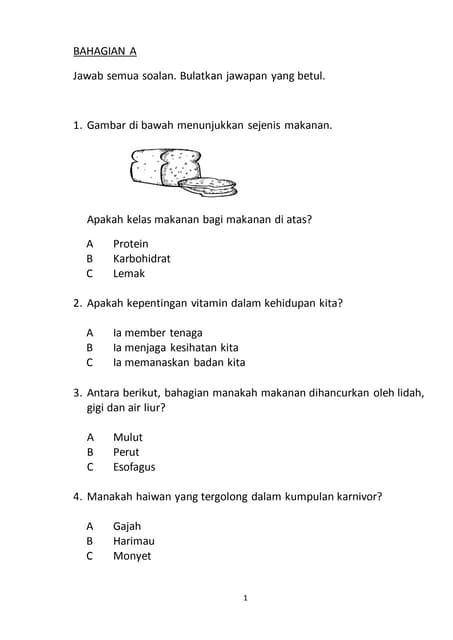 CONTOH SOALAN SAINS TAHUN 3.........docx