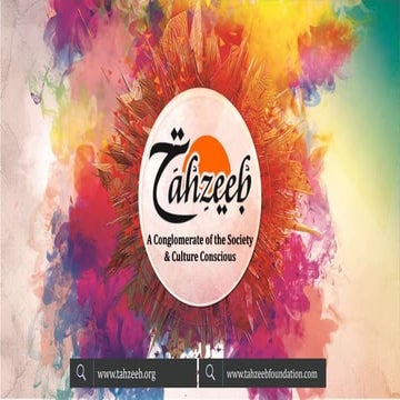 Tahzeeb Foundation- Lucknow, Uttar Prdesh India | PDF | Television ...