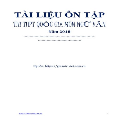 Tai lieu-on-tap-thpt-ngu-van | PDF