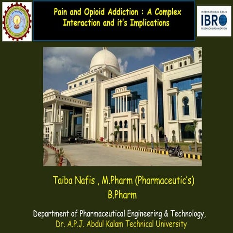Opioids dependence and management | PPT