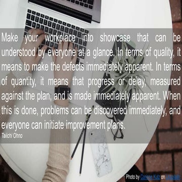 Taiichi Ohno: Algunas frases celebres | PPTX