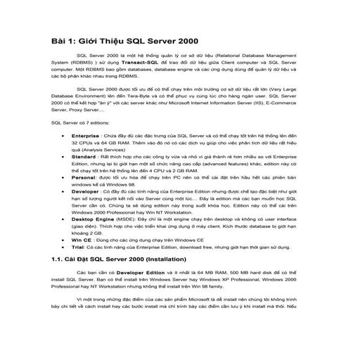 Tailieu.vncty.com giao-trinh-sql-2000 | PDF