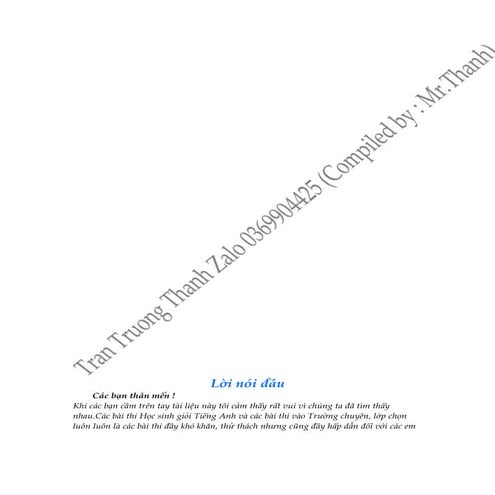 [tailieudieuky.com] GiÃ¡o trÃ¬nh bá» i dÆ°á»¡ng Há» c Sinh Giá» i vÃ ChuyÃªn Anh cáº¥p THCS (327 ...