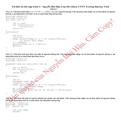 Tai lieu lap trinh vc++ day du | PDF