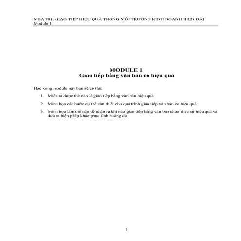 Tai lieu mba ky nang giao tiep hieu qua trong moi truong kinh doanh hien dai | PDF