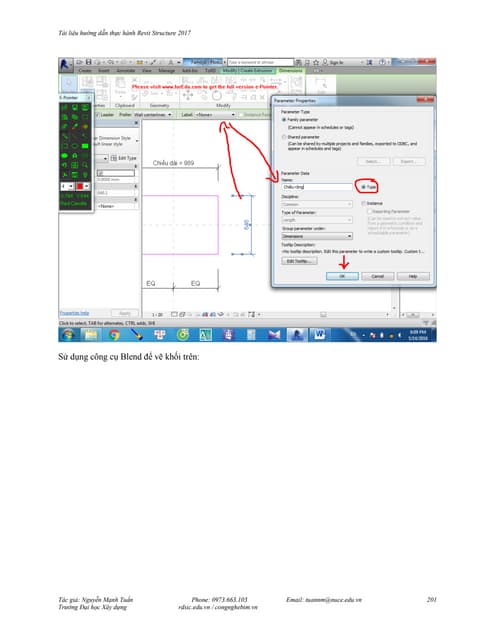 Revit chuyển mô hình xuống phiên bản thấp hơn | PDF