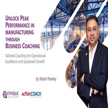 Tailored Business Coaching for Manufacturing Industry by ...