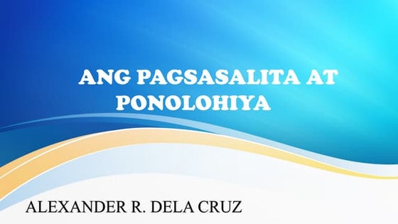 Mga uri ng diin | PPT