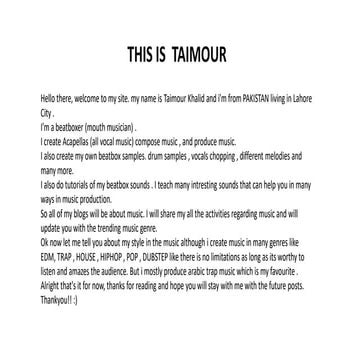 Taimour khalid | PDF