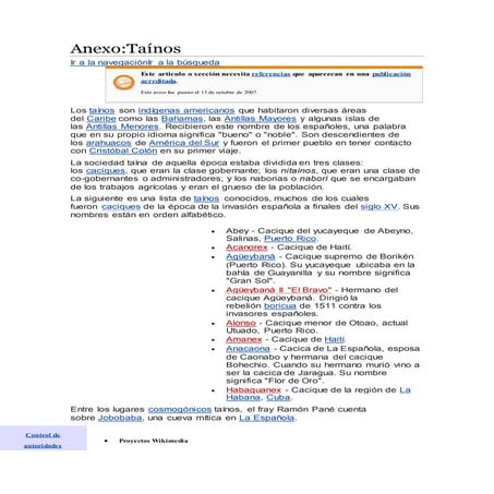 Tainos de puerto rico | PPTX