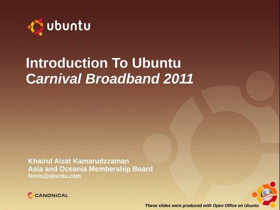 History Of Ubuntu Ppt