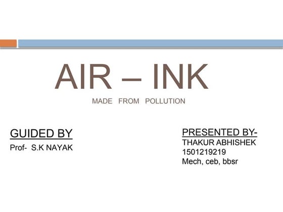 AIR-INK | PPT