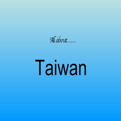 Taiwan | PPT