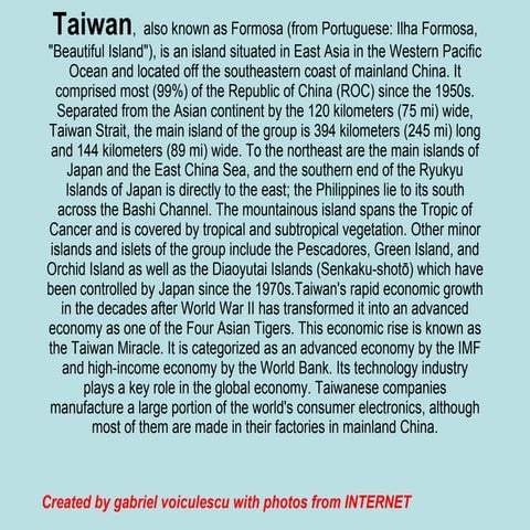 Taiwan | PPTX