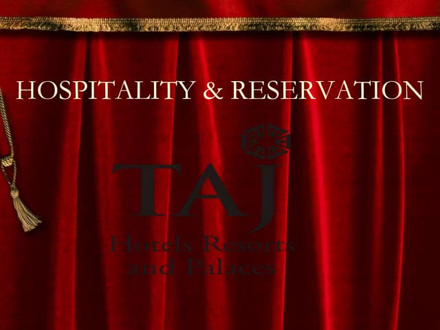 Study on Taj Group of hotels | PPTX
