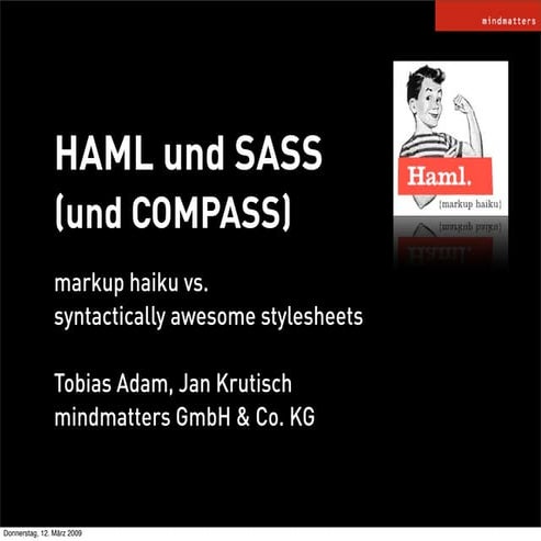 HAML / SASS and COMPASS | PDF