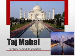 Taj Mahal - Architecture | PPT