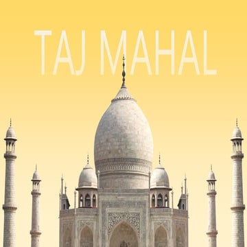 Taj Mahal Presentation cool looks along with animation | PPTX