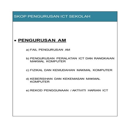 Tajuk fail pengurusan_ict | PDF