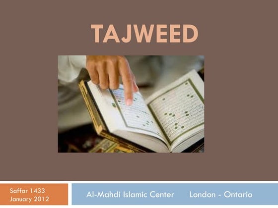 Simplified Rules of Tajweed | PDF | Islam | Religion & Spirituality