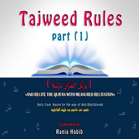 Tajweed-Part 1 Booklet for teaching tajweed | PDF