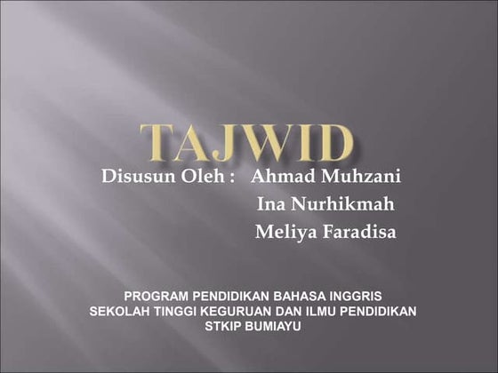 Tajwid hukum mad | PPT