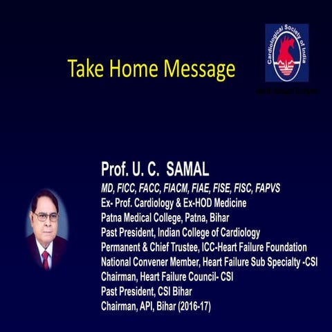 Take home message | PPTX