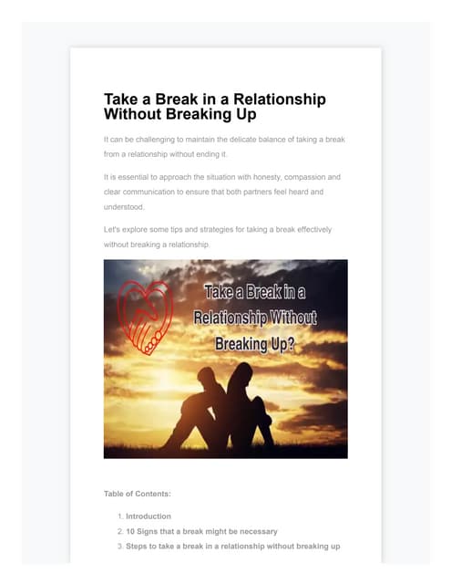 Tips for Surviving a Long-Distance Relationship | PDF