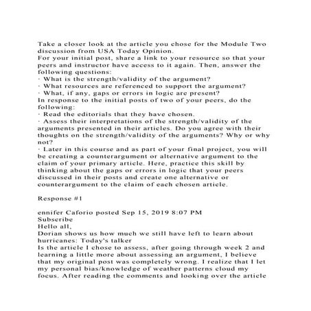 Take a closer look at the article you chose for the Module Two dis.docx