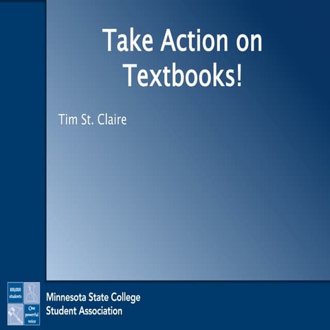 Take Action on Textbooks! | PPT