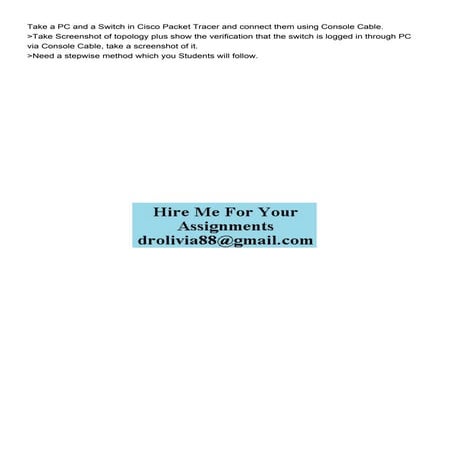 Take a PC and a Switch in Cisco Packet Tracer and connect t.pdf