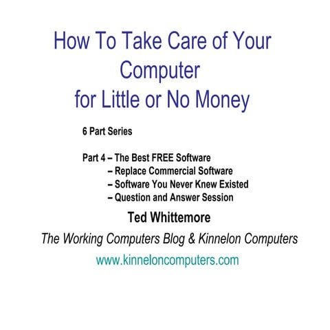 Basic Computer Parts | PPT