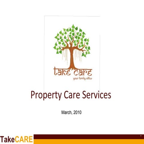 Take care property care | PPT