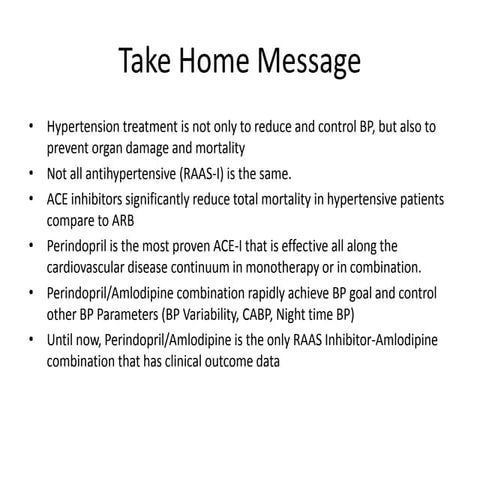 Take home message | PDF