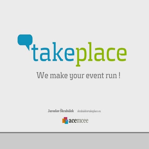 Takeplace @ Czech ICT seminar in NYC | PDF