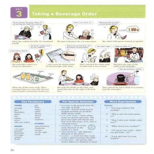 Taking a beverage order | PDF