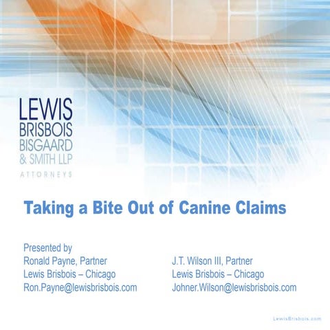 Dog Bite Guidebook: Tips for Helping Victims Recover Compensation | DOCX