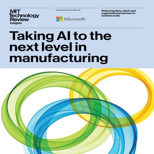 Taking AI to the Next Level in Manufacturing | PDF