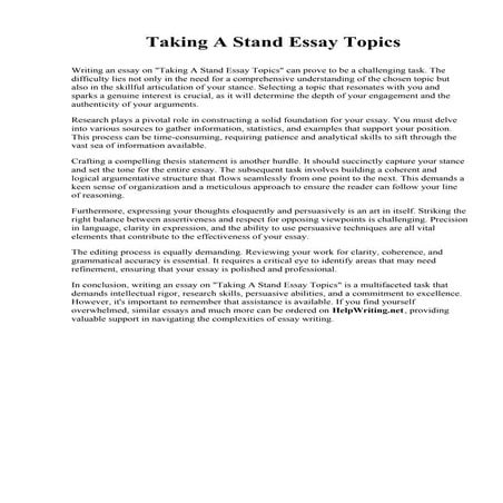 Taking A Stand Essay Topics.pdf