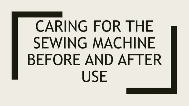 Safety practices while sewing | PPTX