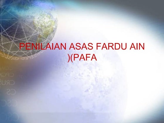 Isi kandungan fail pafa | PPTX