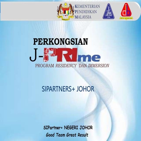 Taklimat J-Poram Residency dan Immersion (PRIme)pptx | PPTX