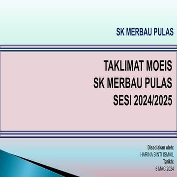 TAKLIMAT MOEIS 2024/2025 SK MERBAU PULAS. .pptx