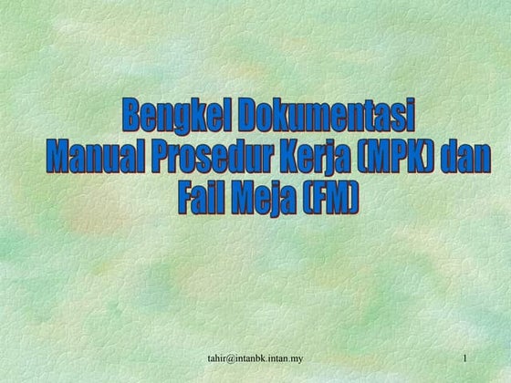 Panduan penyediaan fail meja | PDF