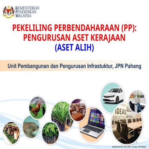 Manual Tatacara Pengurusan Aset Alih Kerajaan (TPA) | DOC
