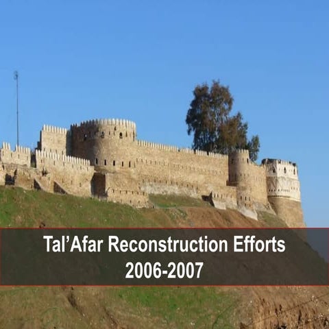 Tal'afar reconstruction efforts 2006 | PDF | Civil Engineering Industry ...