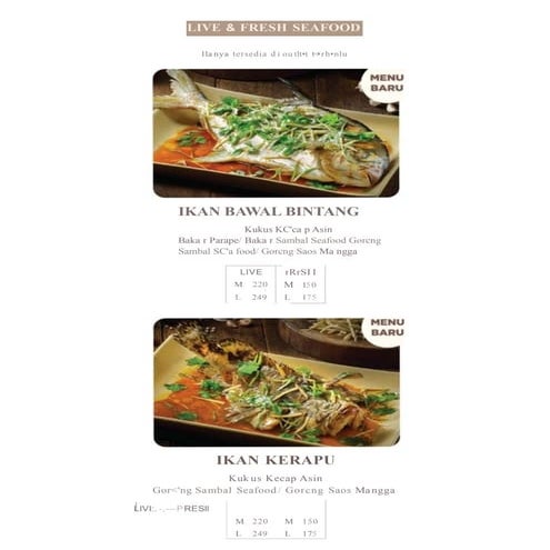 talaga sampireun bogor menu.ppt | Bars & Restaurants | Attractions