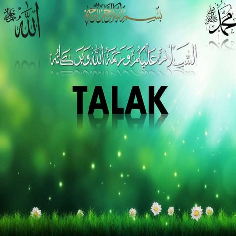 Pengertian talak | PPTX